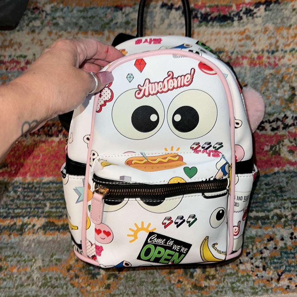 Like Dreams Graffiti Small Backpack - Gem